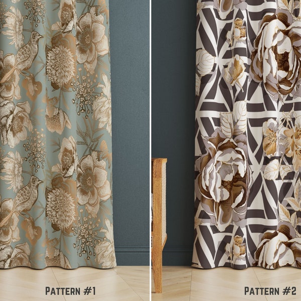 Floral Drapery - Etsy