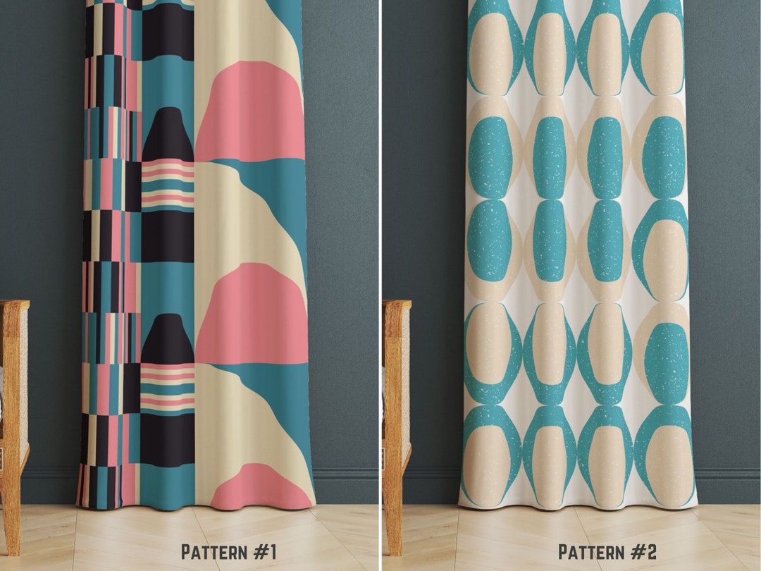 Half Circle Drape, Creative Art Curtain, Geometrical Art Drape, Custom ...