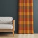 Checked Window Drape, Stylish Decorative Shade for Kitchen, Plaid ...