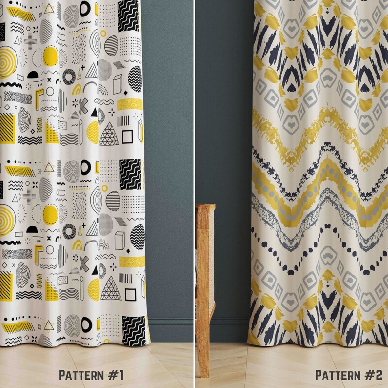 Chevron Curtains - Etsy