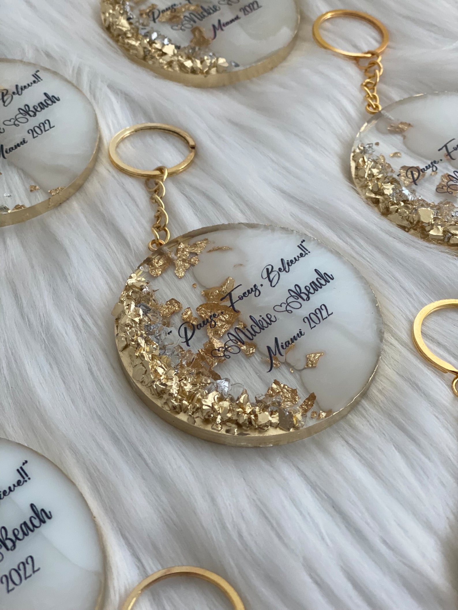 Wedding Favor Wedding Keychain Epoxy Keychain Engagement - Etsy