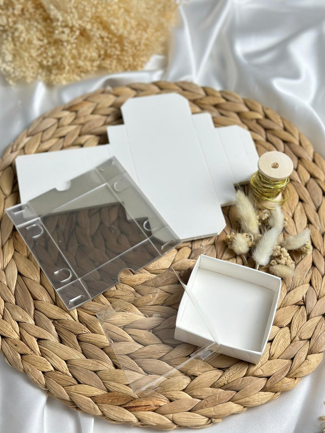 Demountable Magnet Box Set, Glossy Rope, Tiny Bunches Crafted With Real ...