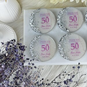 Personalized 50th Birthday Adult Party Magnet, 40th,50th,60th,70th,80th ...