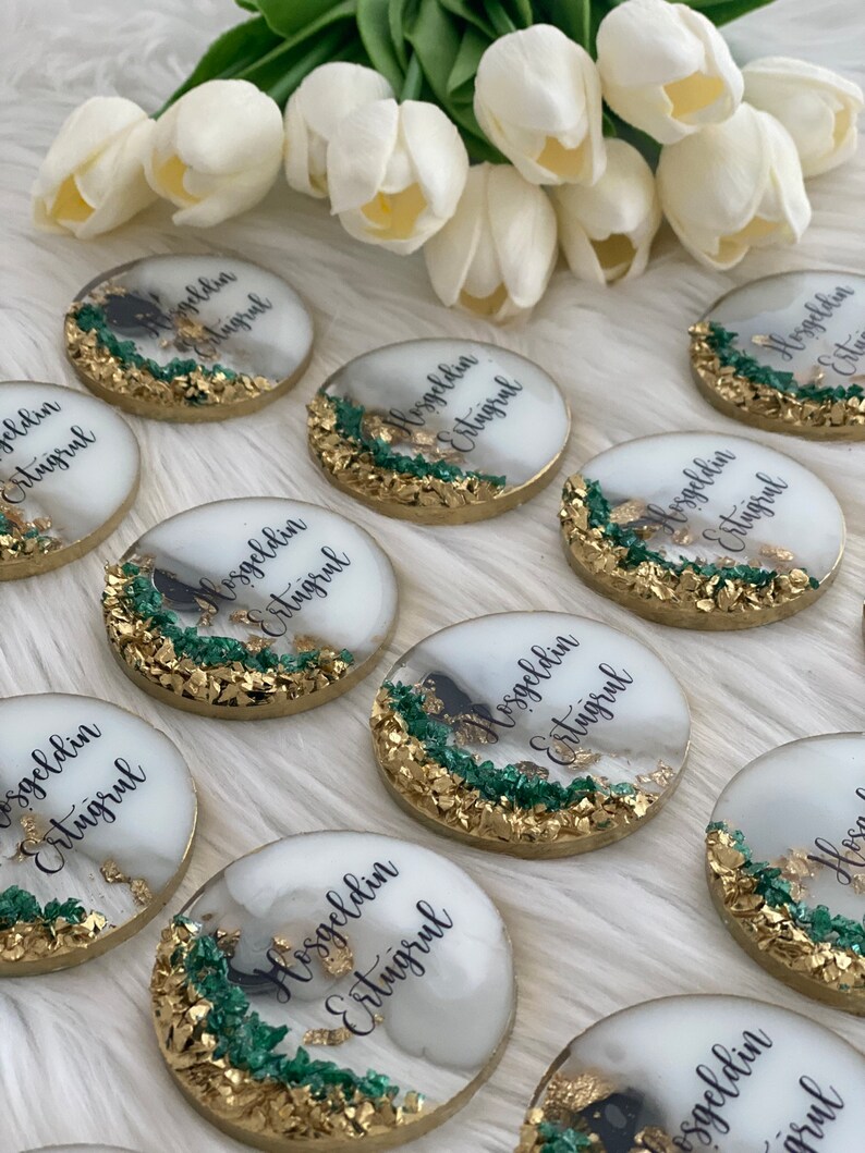 Wedding Magnet Wedding Favors Epoxy Magnet Engagement - Etsy