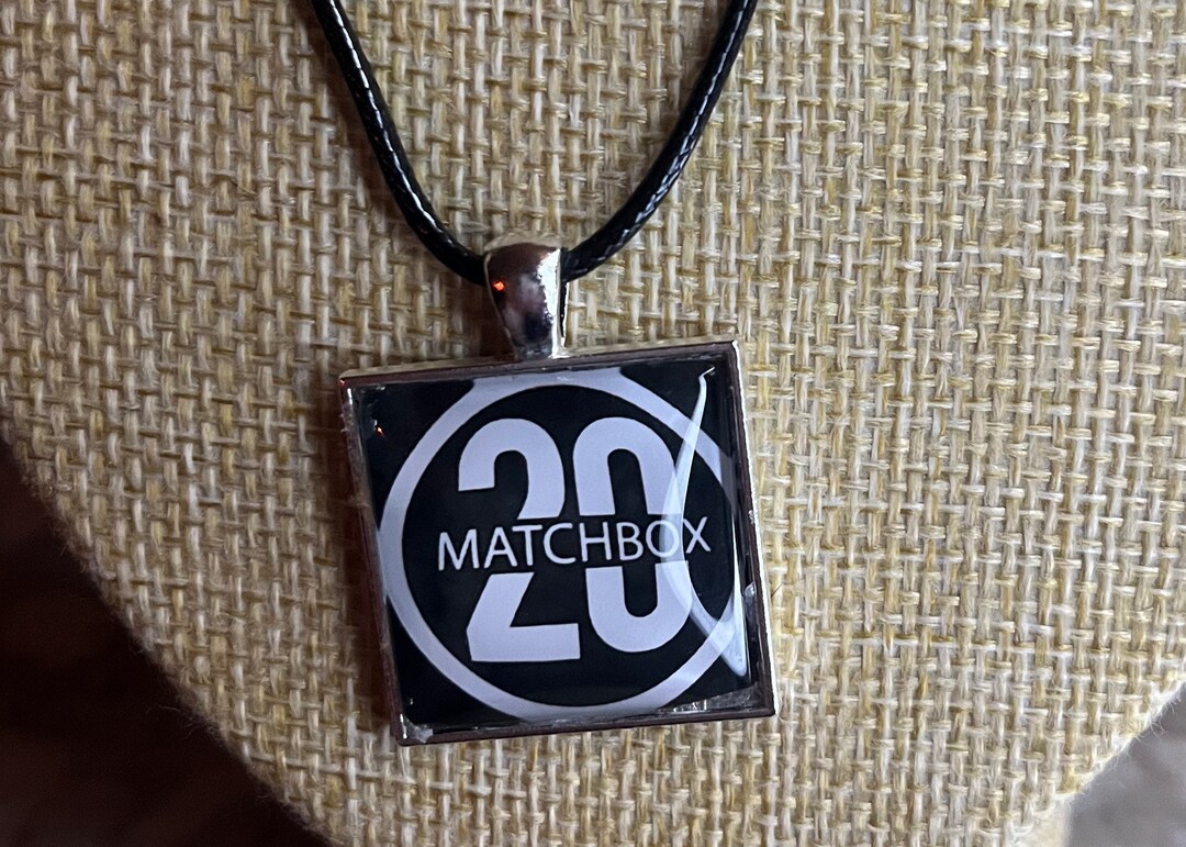 Matchbox Twenty Logo Pendant: Handmade Silver Photo Charm Necklace - Etsy