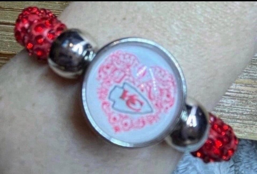 Kansas City Chiefs Football Kansas City Chiefs Snap Button Charm Red ...