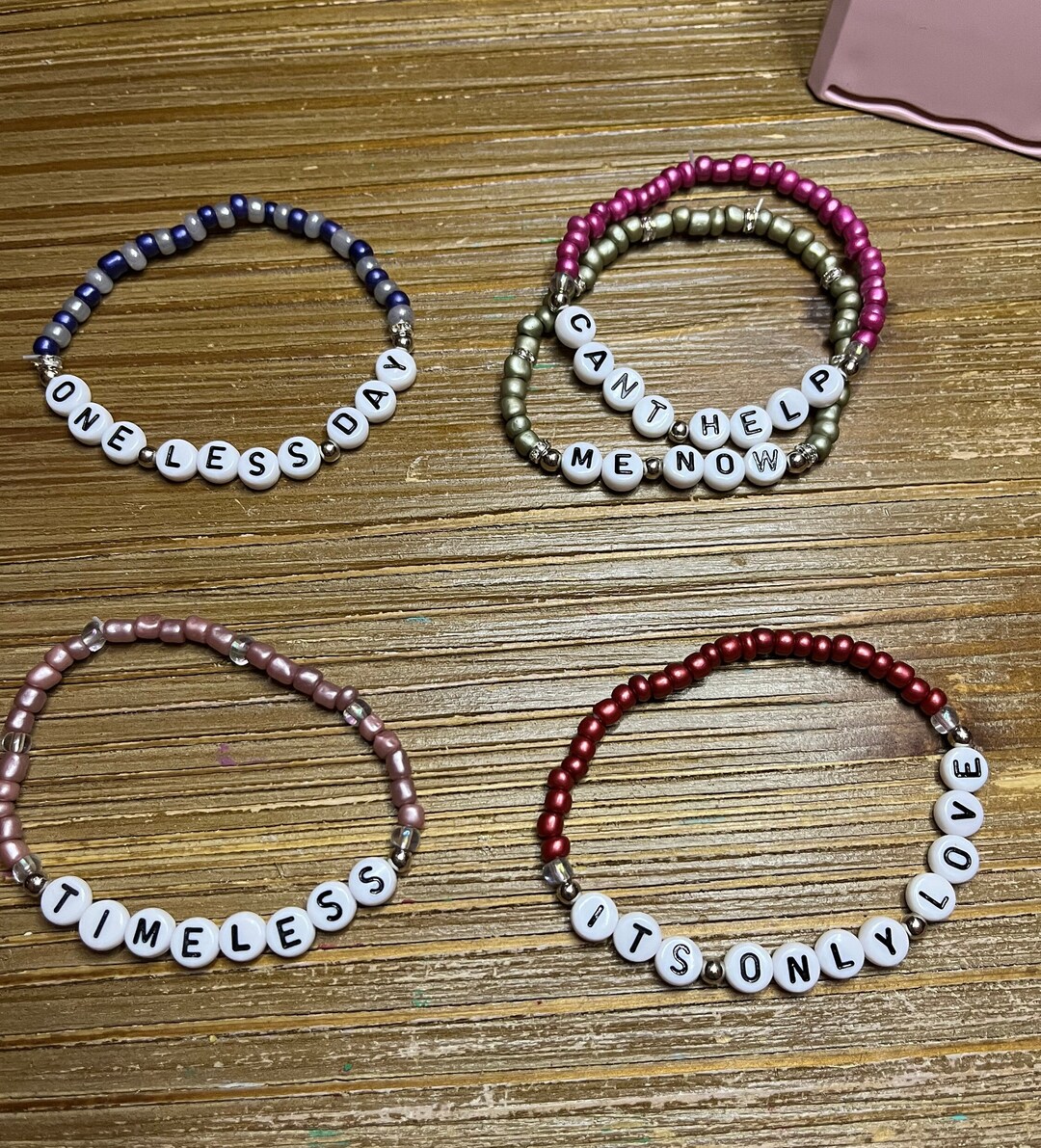 Rob Thomas Beaded Bracelet: Chip Tooth Smile Album Song Titles - Etsy