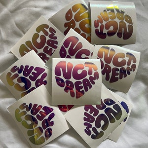 NCT DREAM Vinyl Decal for Lightstick - Etsy