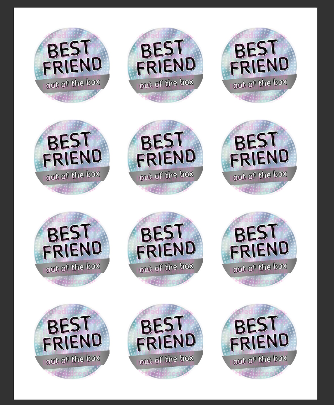 Ron's Gone Wrong- Best Friend Out of the Box Digital Download Sticker ...