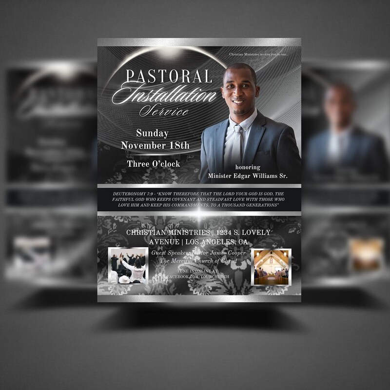 Pastor Installation Program - Etsy