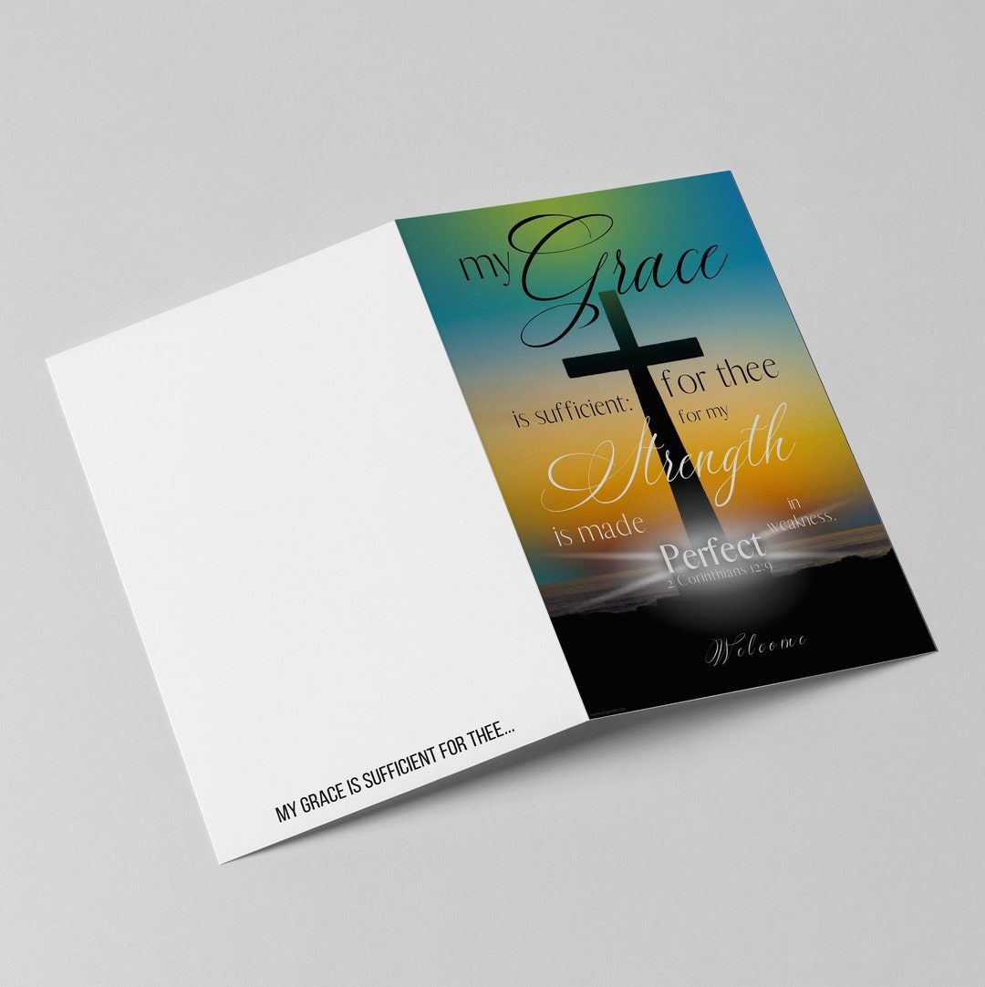 PDF Worship Bulletin Cover | Welcome | PDF Download Printable | Size: 8 ...