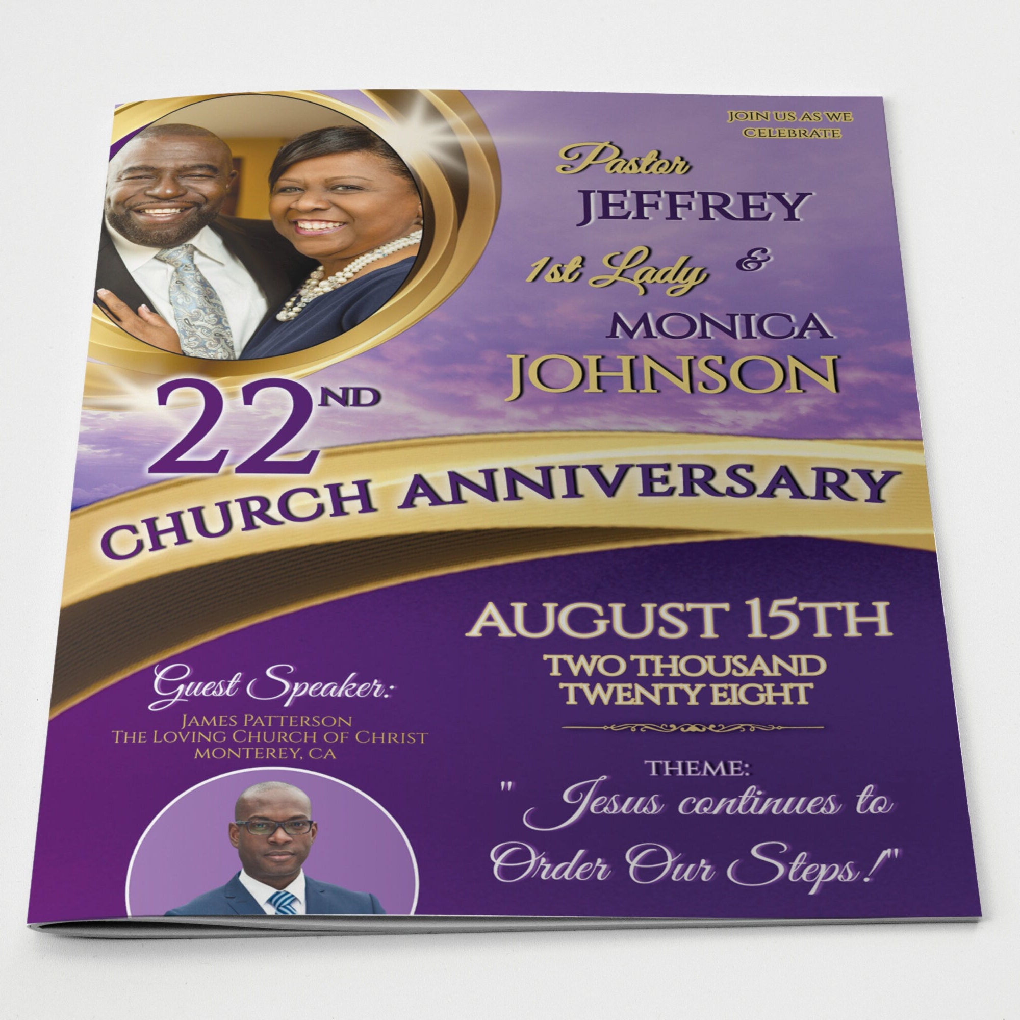 Church Anniversary Program Template