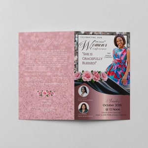 CANVA Womens Church Program | Conference | Retreat Event Program ...