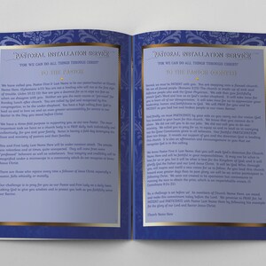 CORJL Pastoral Installation Pastor Program Template | Editable in Corjl ...