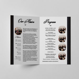Pastor Appreciation Service Program Template Editable in - Etsy
