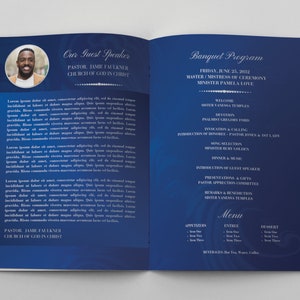 Canva Pastoral Installation Pastor Program Template | Editable in Canva ...