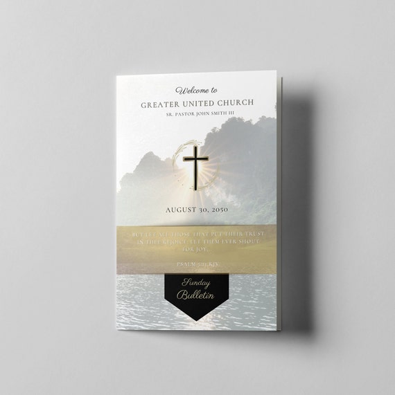 Modern Church Bulletin