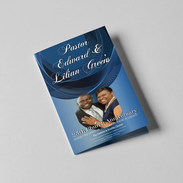 Pastoral Anniversary Program - Etsy