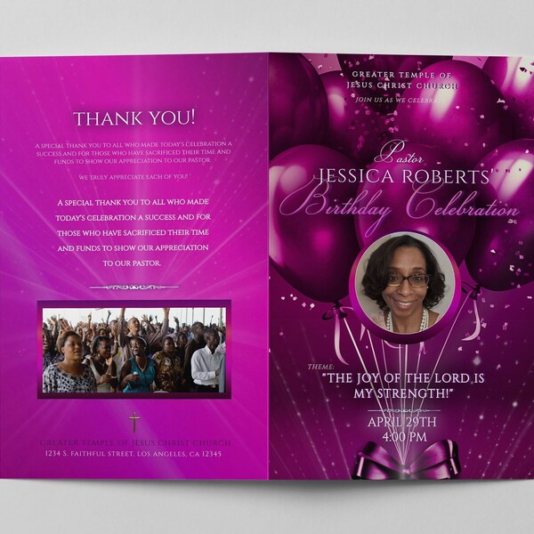 Church Homecoming Program Covers - Etsy