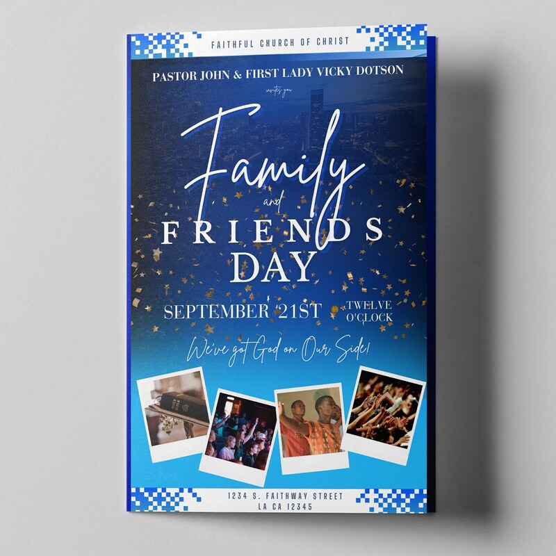 Friends and Family Day Program - Etsy