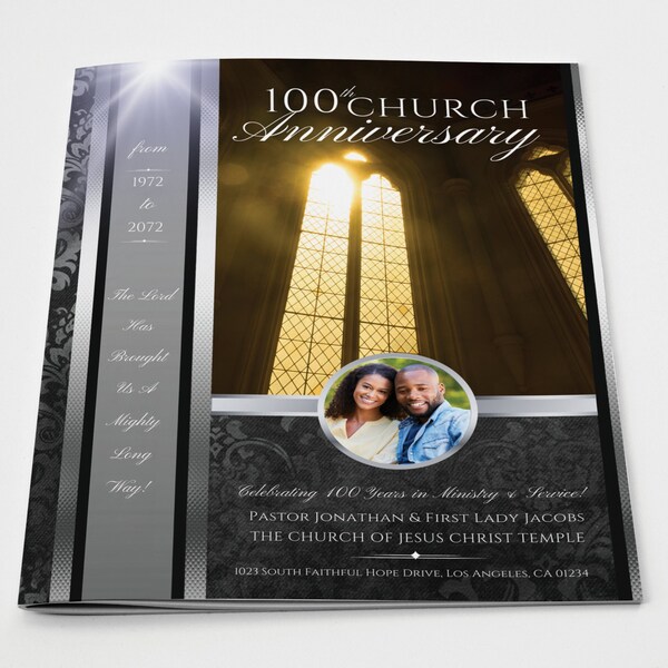 Church Anniversary Souvenir Booklet - Etsy