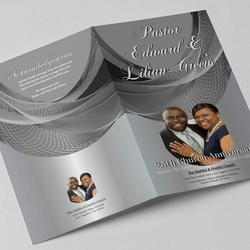 Pastoral Anniversary Program - Etsy