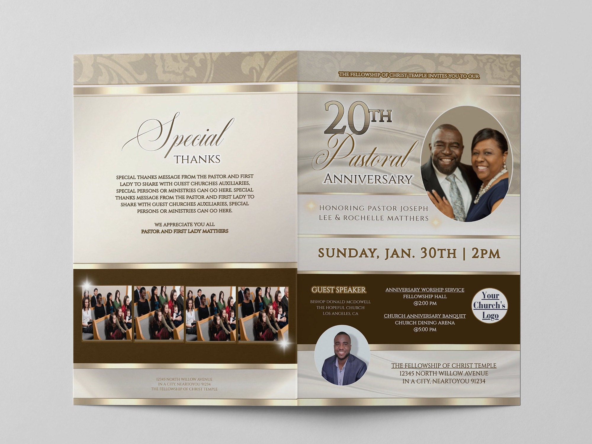 Church Anniversary Ad Booklet