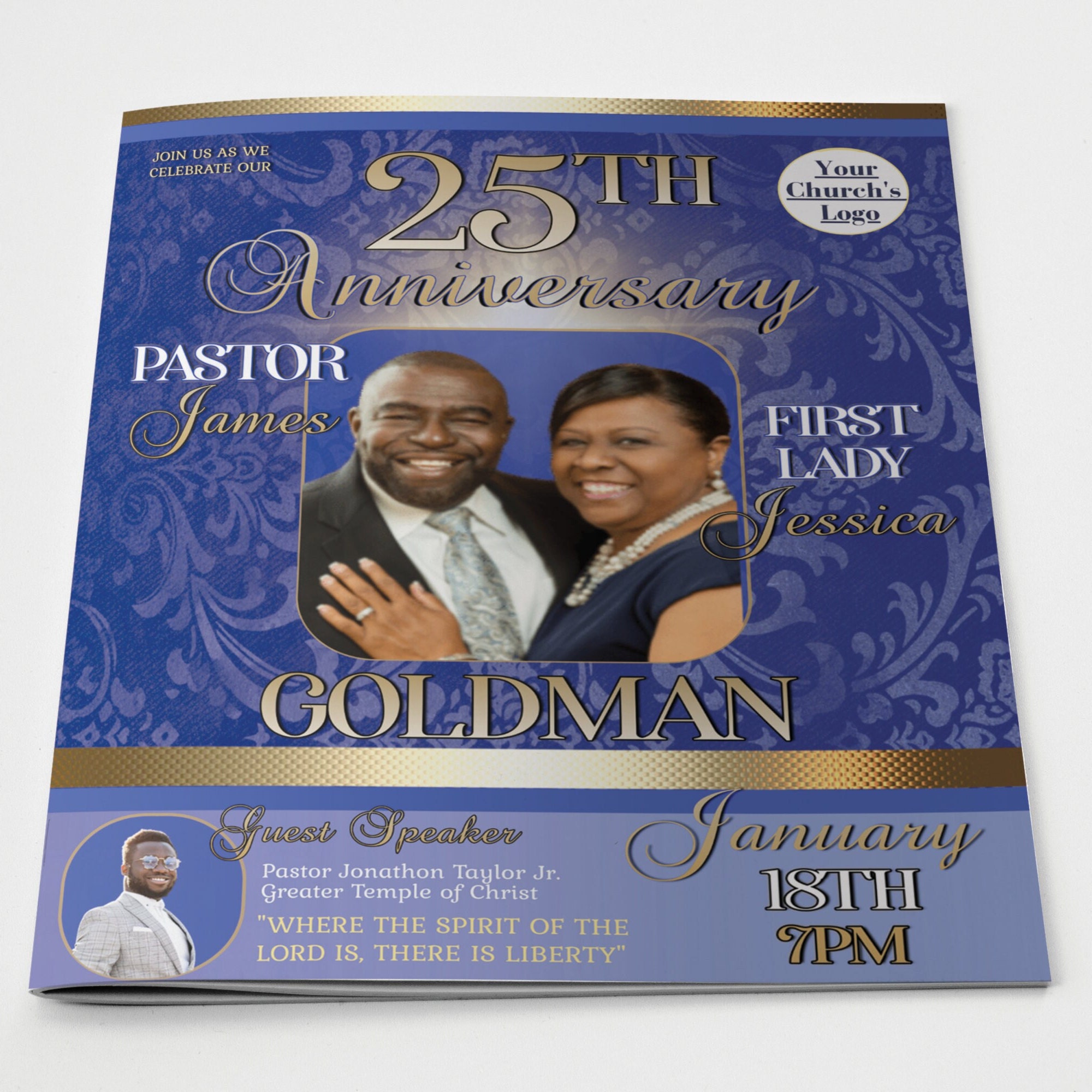 Black Pastors Anniversary Clipart