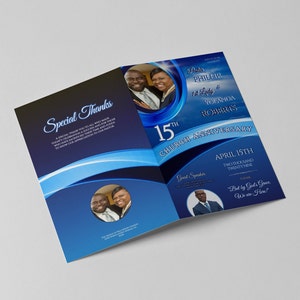 Pastor's Appreciation Program Template Church - Etsy