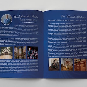 Canva Pastoral Installation Pastor Program Template | Editable in Canva ...