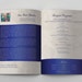 Blue & Gold Pastor Anniversary Program Template | Church Booklet (canva ...