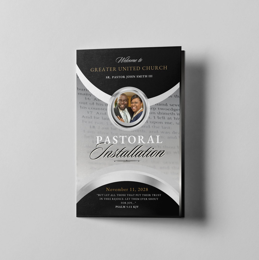 Pastoral Installation Service Brochure Pastoral Installation Service ...
