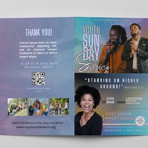 Youth Sunday Church Bulletin Covers - Etsy