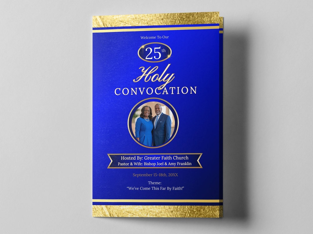 Church Program Template Bundle Church Brochure Template Church Bulletin ...