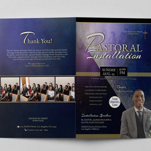 CORJL Pastoral Installation Program Template Pastor Appreciation ...