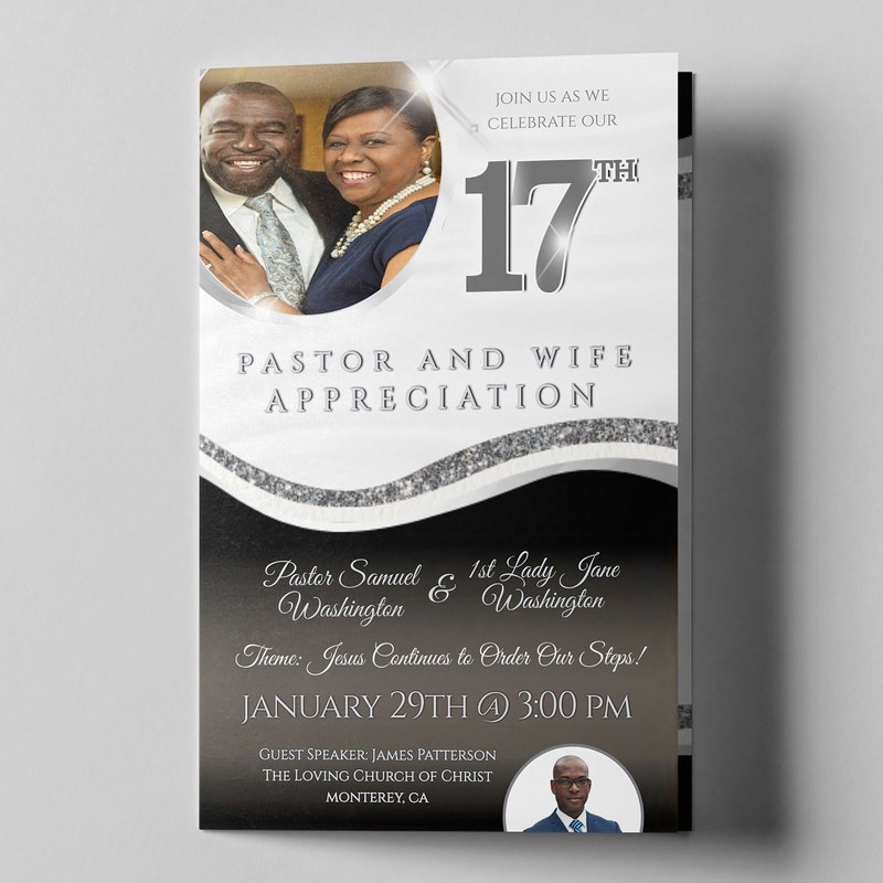 Ushers Anniversary Program - Etsy