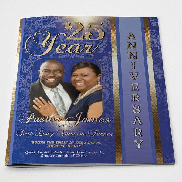 Program Pastor Anniversary - Etsy UK
