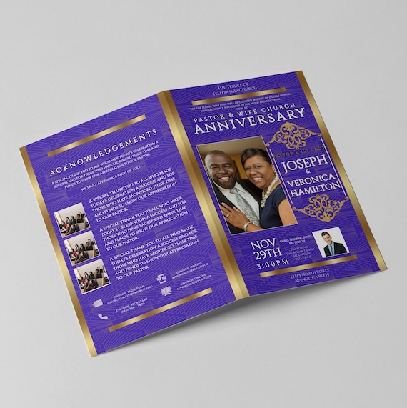 Church Anniversary Program Booklet