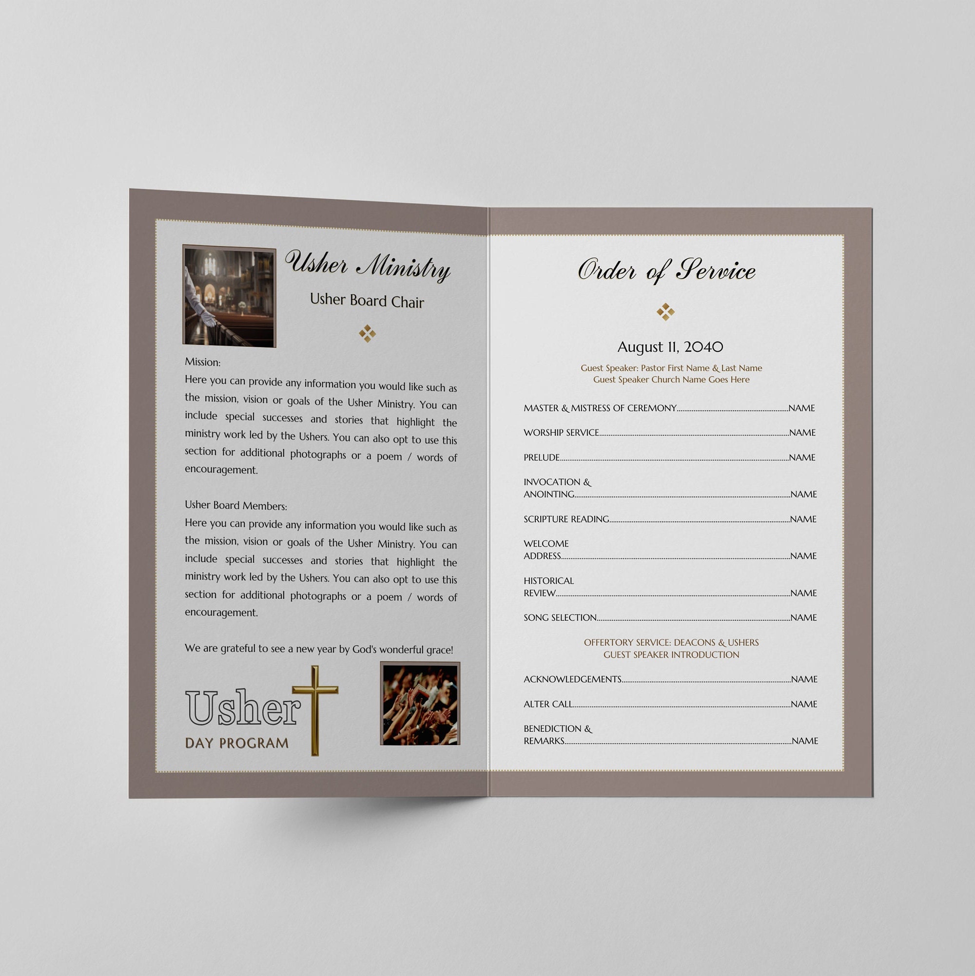 Church Usher Board Anniversary