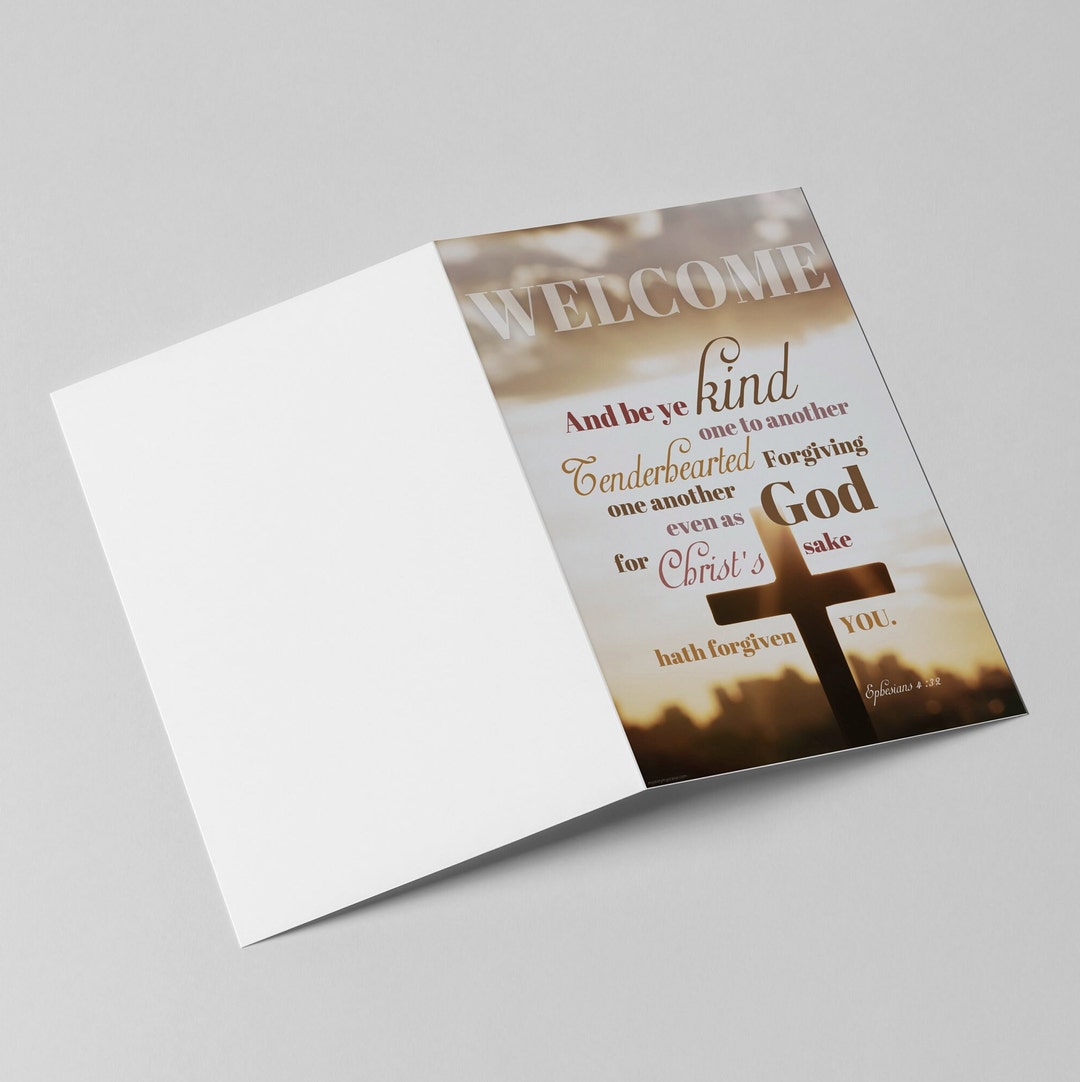 PDF Sunday Worship Bulletin Cover | Church Template | PDF Instant ...