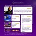 Blue & Gold Pastor Anniversary Program Template | Church Booklet (canva ...