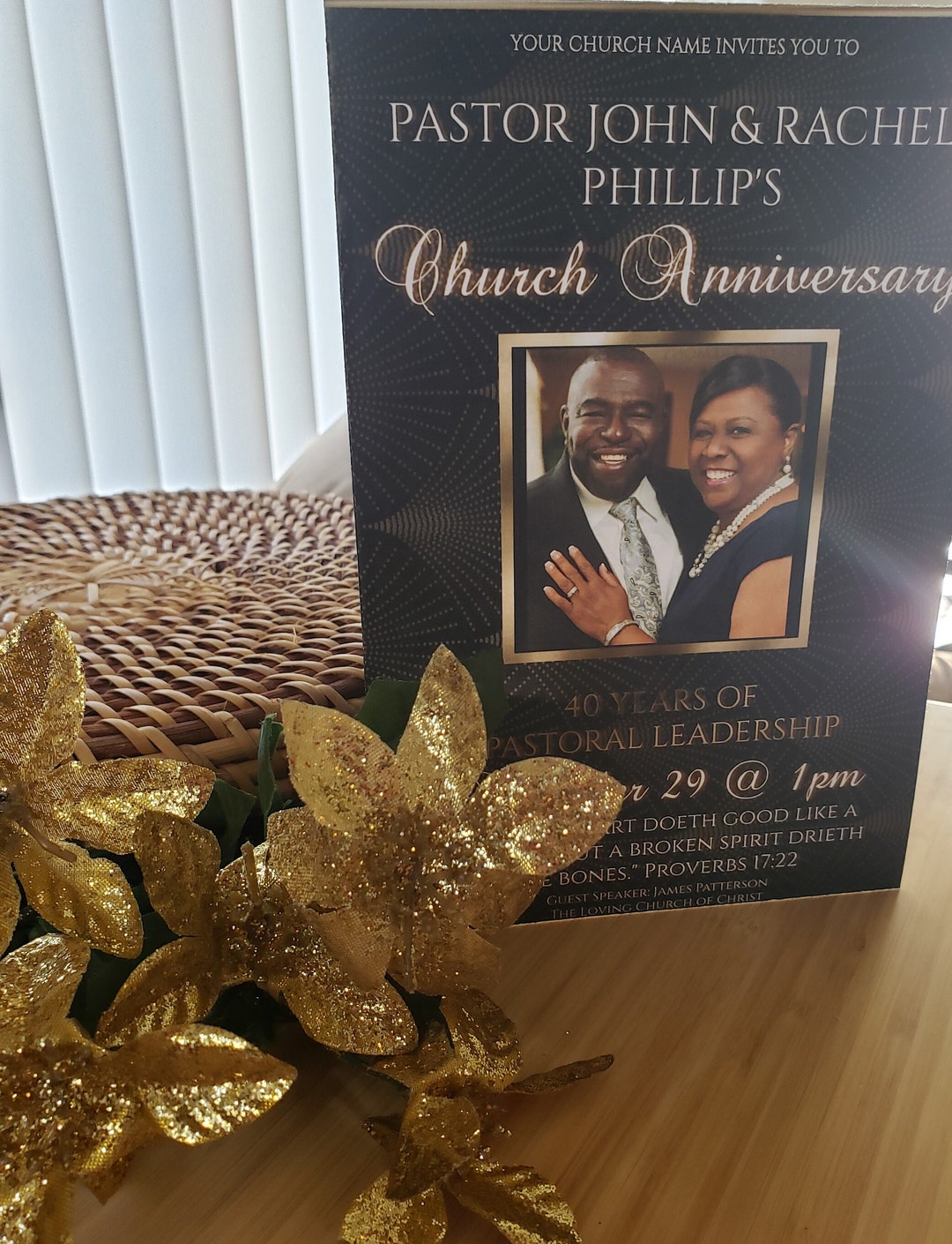 CORJL Church Anniversary Program Template Editable Brochure in Corjl ...