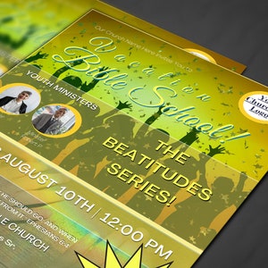 Vacation Bible School Flyer Canva Template 8.5x11 Editable Design - Etsy