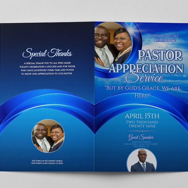 Pastor Appreciation Program - Etsy