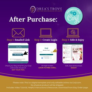 Pastor Appreciation Service Program Template | Editable in Corjl | Dark ...