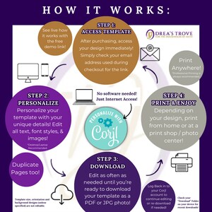 Pastor Appreciation Service Program Template Editable in Corjl Dark ...