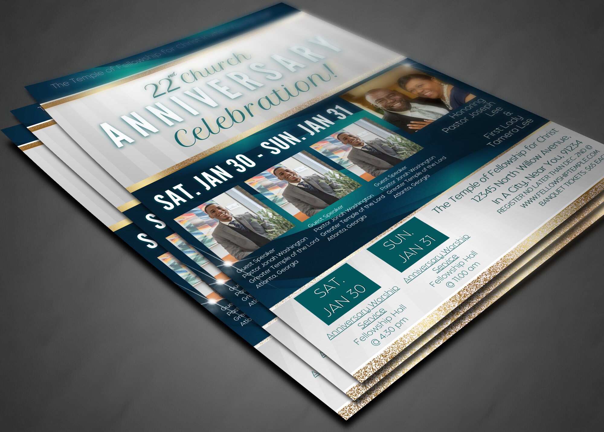 Church Anniversary Program Booklet