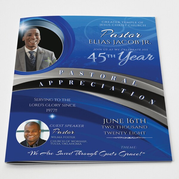 Pastor and Wife Appreciation Program - Etsy