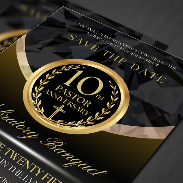 Church Anniversary Save the Date - Etsy