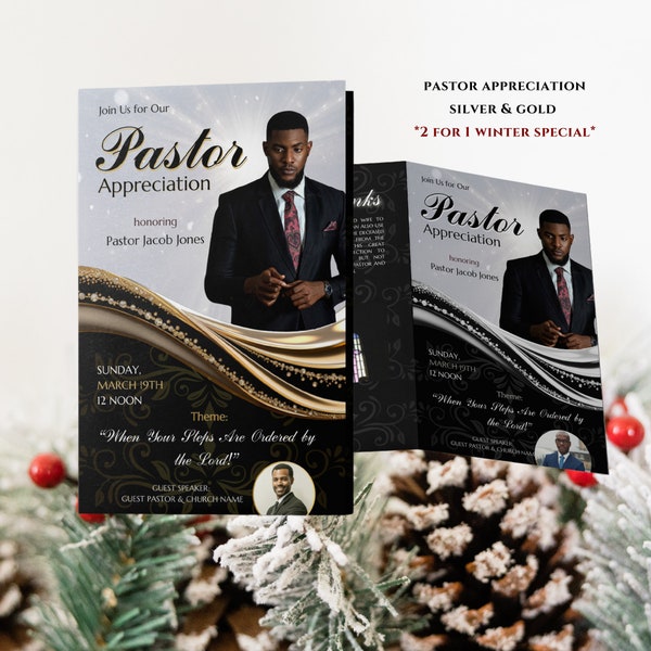 Pastor Appreciation Program Cover - Etsy